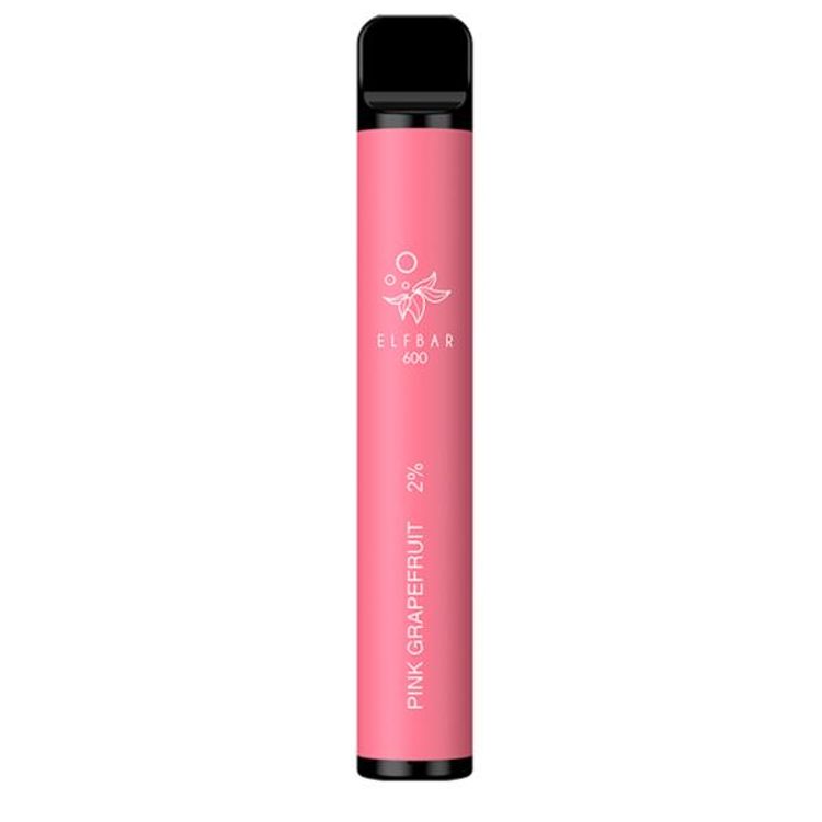 Pink Grapefruit Elf Bar 600 Disposable Vape | Free UK Delivery ...