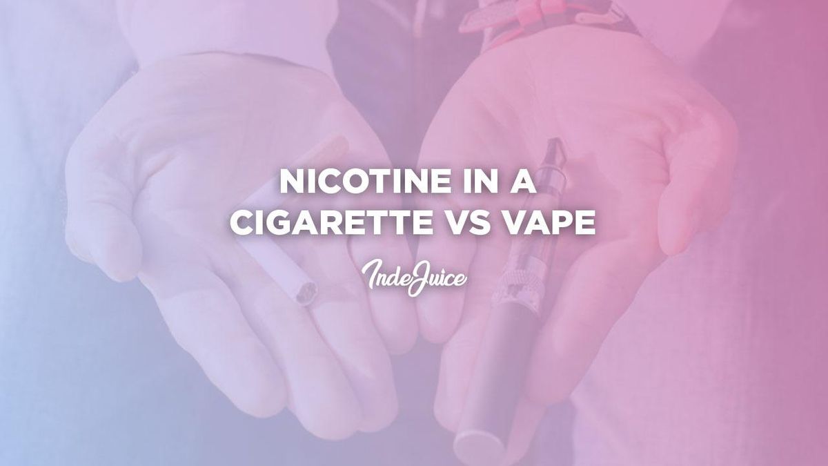 Nicotine in a Cigarette vs Vape: Absorption, Amount & Conversion | Vape ...